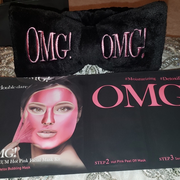Skincare | Omg Metallic Mask And Spa Bow | Poshmark